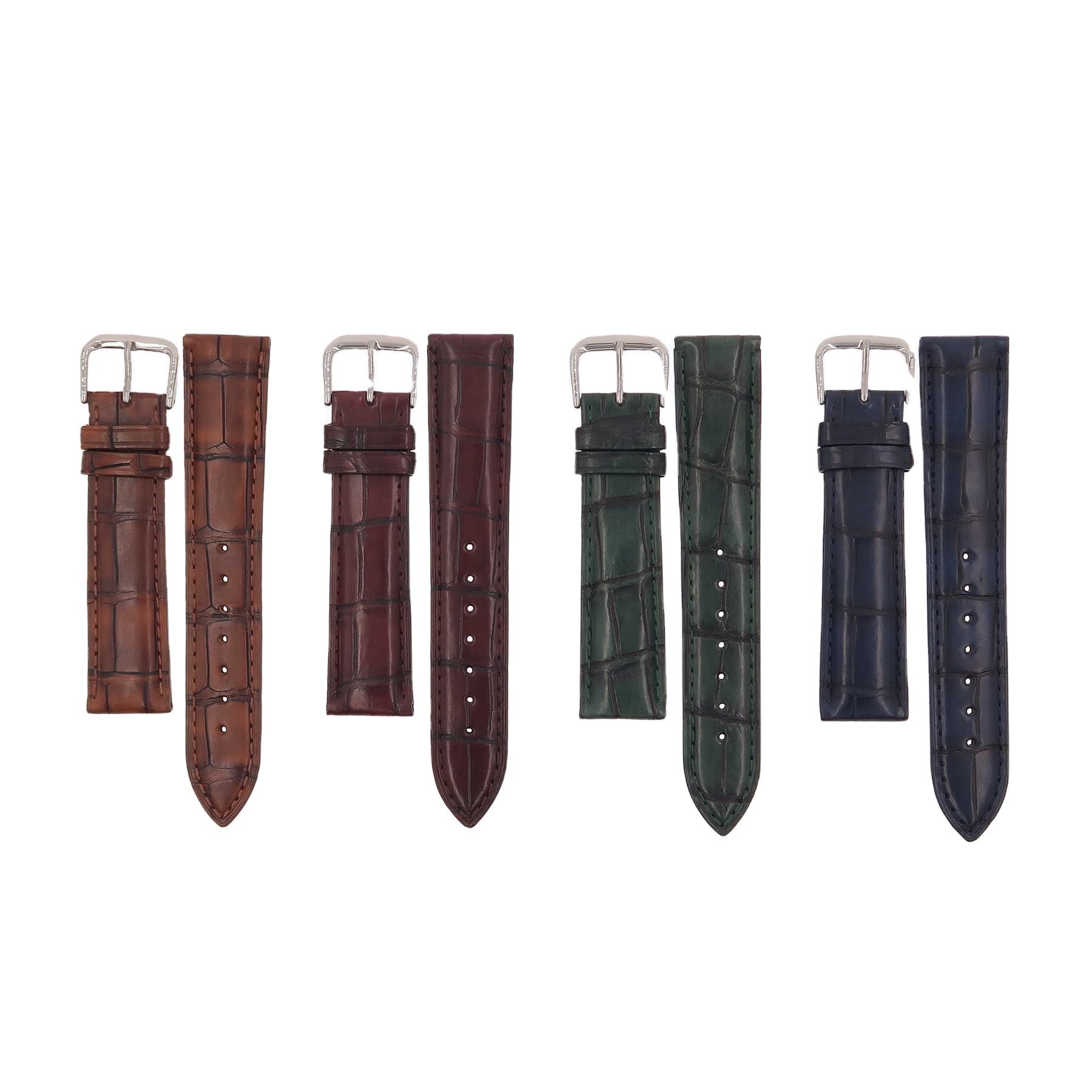 Detachable Alligator Leather Watch Strap - Ming Fung