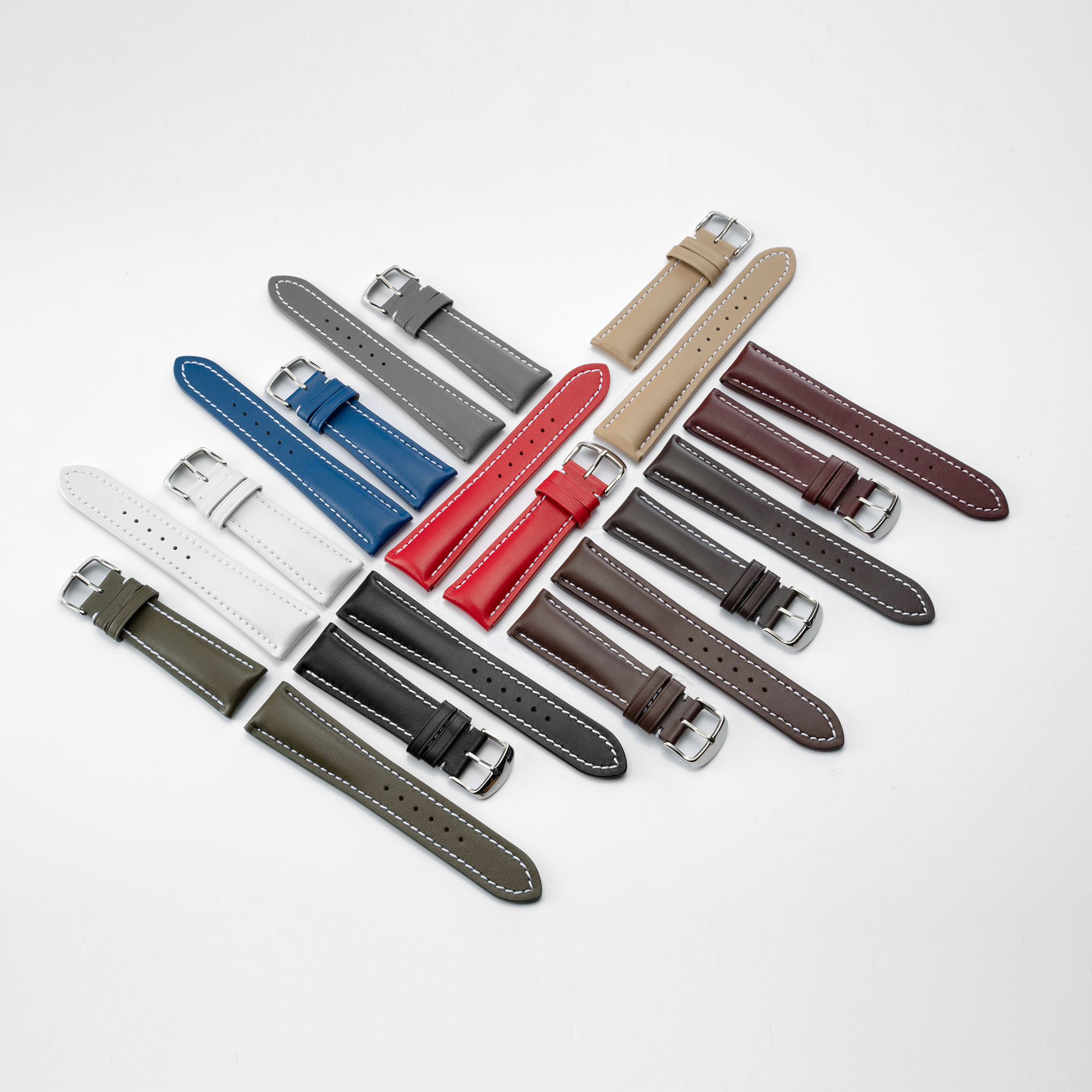 Smooth Grain Genuine Leather Watch Strap - Ming Fung