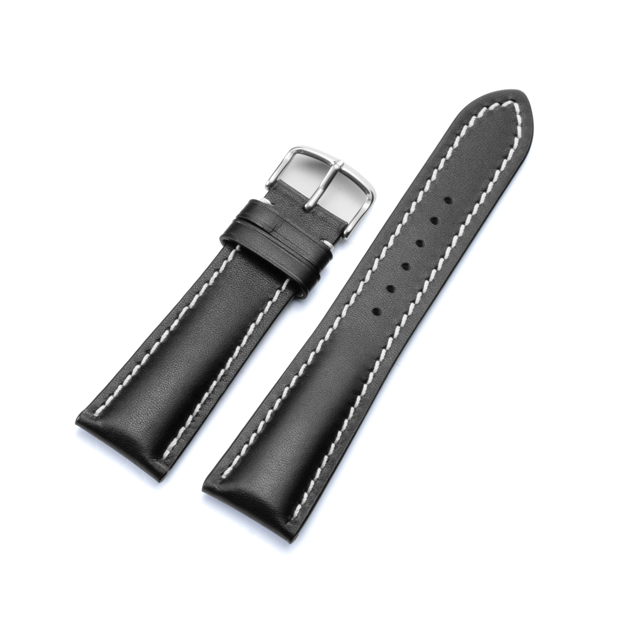 Smooth Grain Genuine Leather Watch Strap - Ming Fung