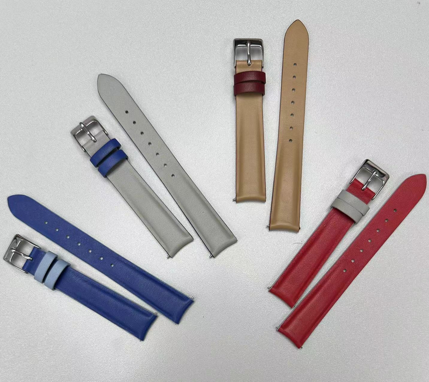 Oil leather padding watch Strap - Ming Fung